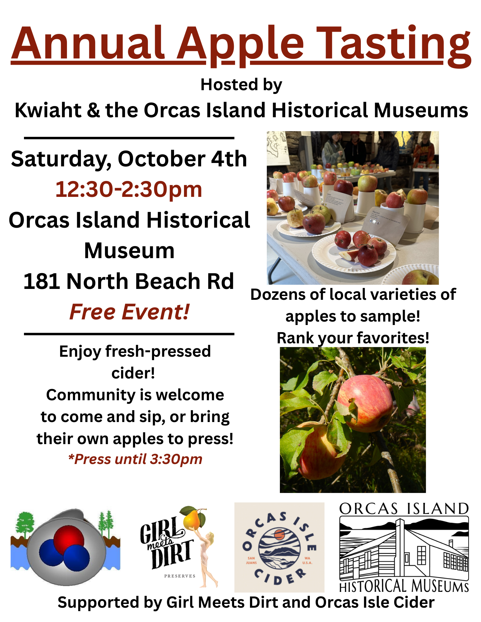Plan Your Visit Orcasmuseums Org